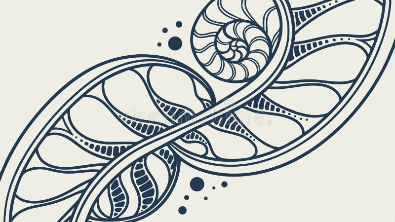 Decorative Leaf and Vine Pattern, Organic Flourish, Vector Design ...