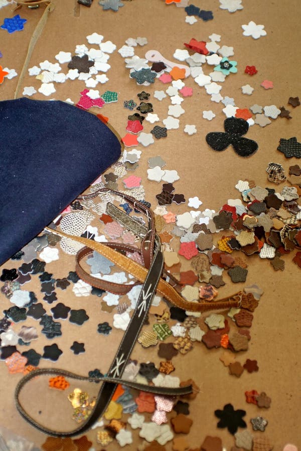 Leather Decorations on a Table Stock Image - Image of decorative ...