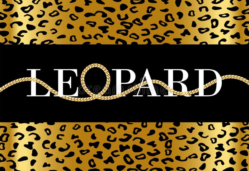 Decorative Leopard Skin Textured Wallpaper Stock Illustration ...