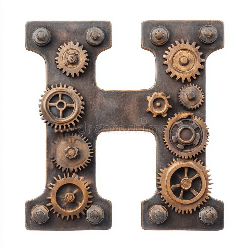 Letter R Gears Logo Design Template Stock Vector - Illustration of ...