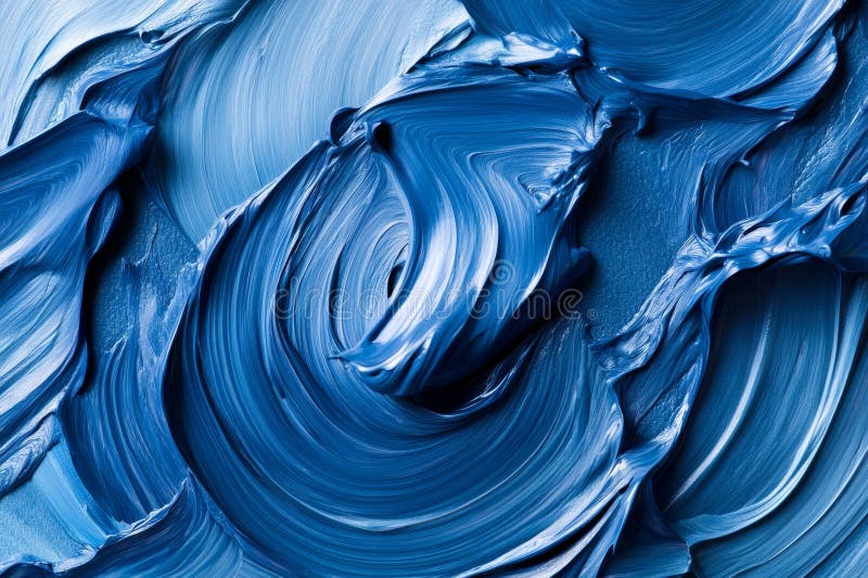 A Decorative Light Blue Painted Plaster Wall Serving As a Background ...