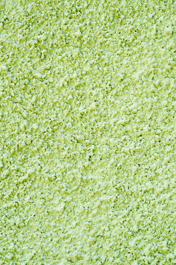 Decorative Light Green Relief Plaster on Wall Stock Image - Image of ...