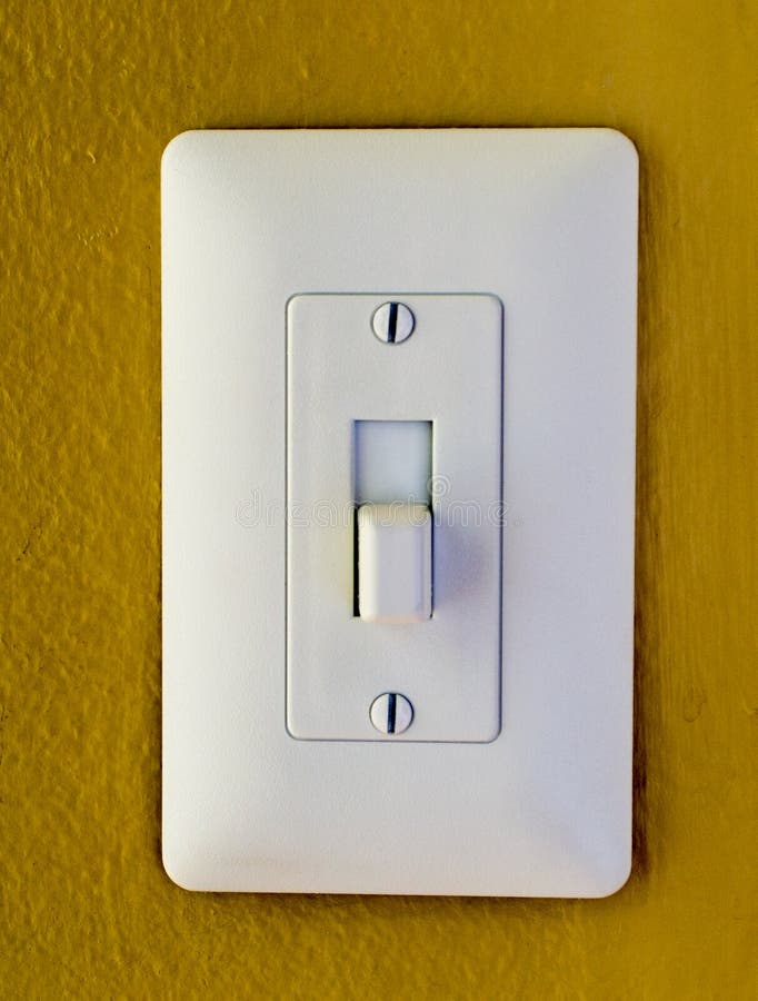 Decorative Light Switch Plate Stock Image - Image of hardware, interior ...