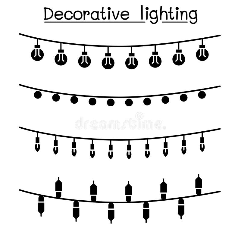 Lantern String Lighting Stock Illustrations – 92 Lantern String ...