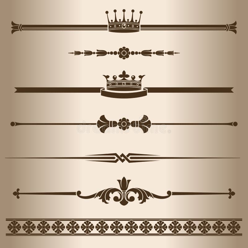 Crown Dividers Stock Illustrations – 295 Crown Dividers Stock ...