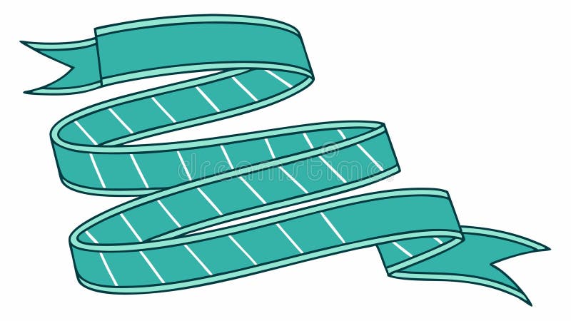 Decorative Looping Ribbon, Seamless Pattern, Elegant Design Element ...