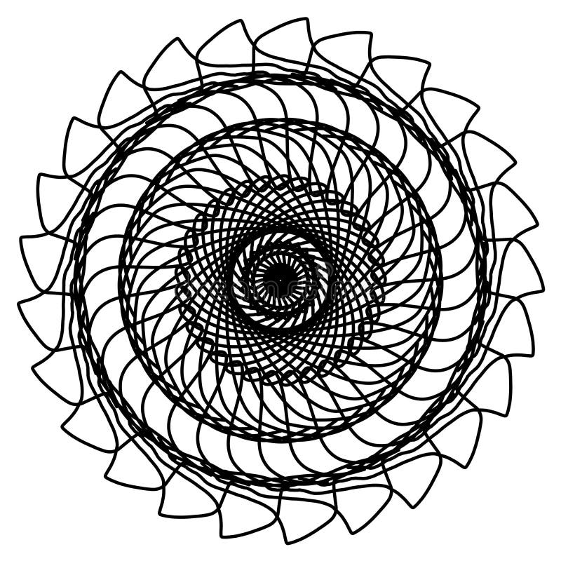 Decorative Mandala Illustration For Adult Coloring Well Organized And