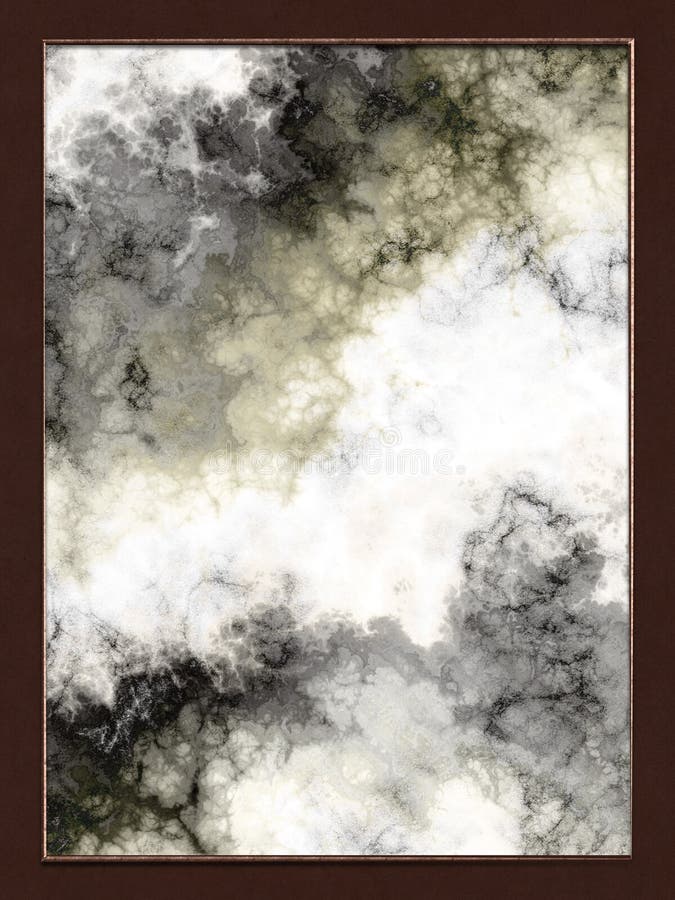 Decorative Marble Frame Background Stock Illustration - Illustration of ...