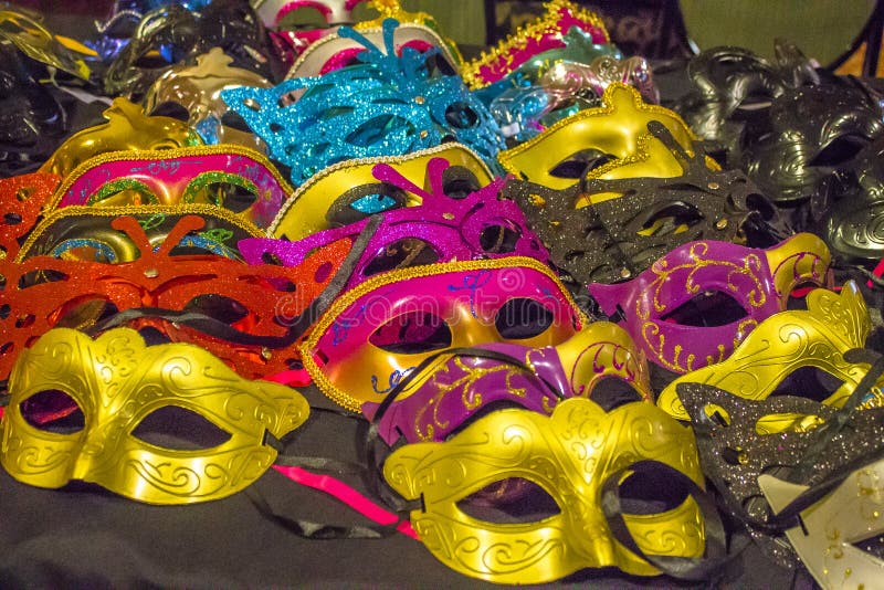 Decorative Masquerade Masks Stock Photo - Image of event, objects: 85577232