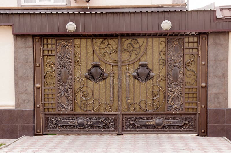 Magnificent Wrought-iron Gates, Ornamental Forging, Forged Elements ...