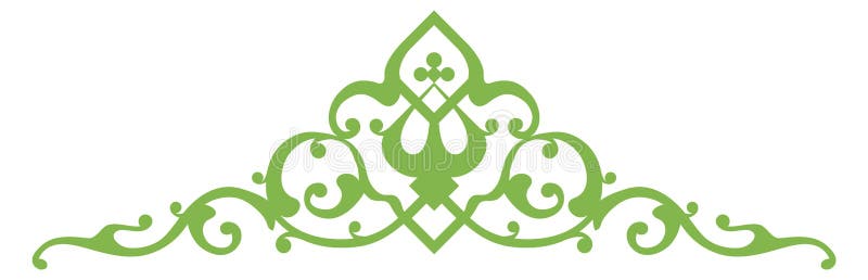 Decorative Middle Eastern Ornament. Traditional Islamic Element Stock ...