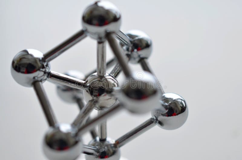 Decorative Model of an Iron Molecule Made of Stainless Steel Stock ...