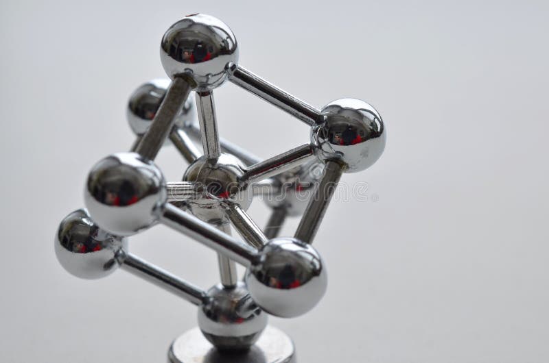 Decorative Model of an Iron Molecule Made of Stainless Steel Stock ...