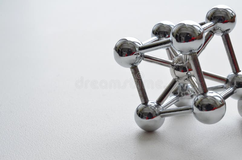 Decorative Model of an Iron Molecule Made of Stainless Steel Stock ...