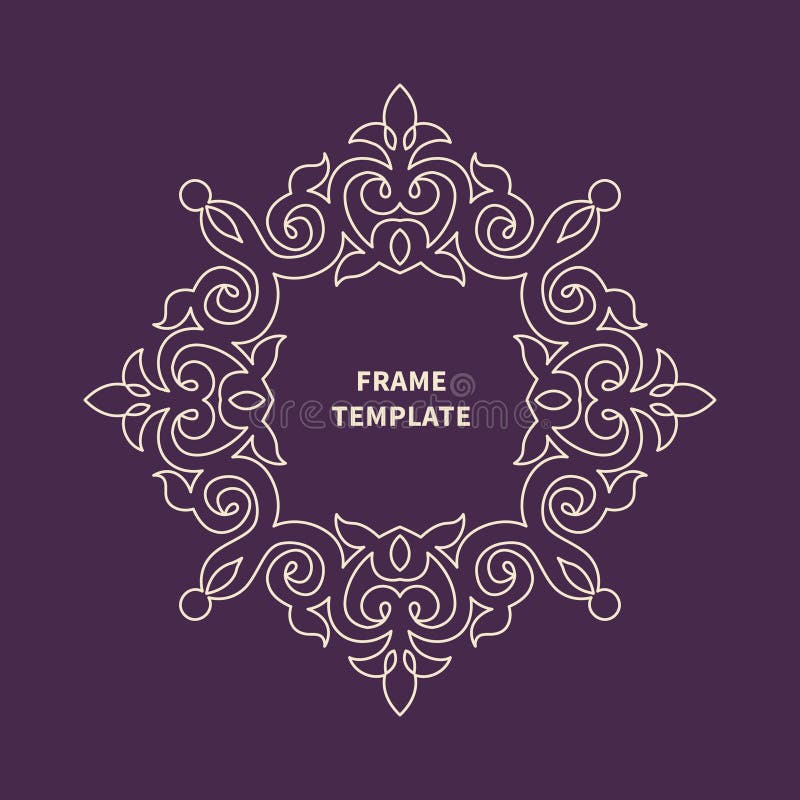 Vector decorative frames stock vector. Illustration of flourish - 54130447