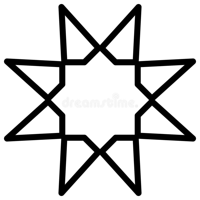 Decorative Multi Pointed Star Design Element Stock Vector ...