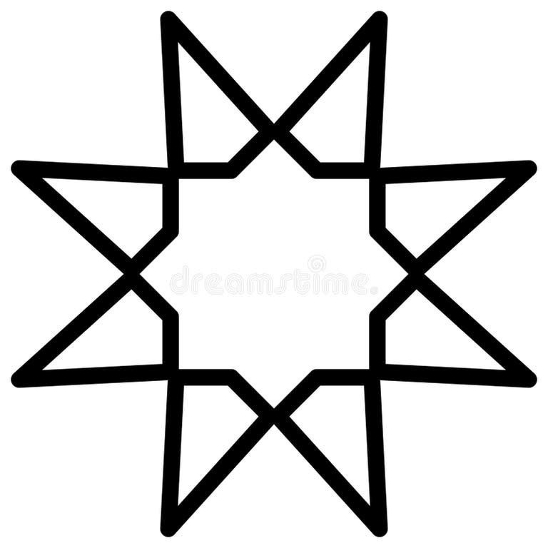 Decorative Multi Pointed Star Design Element Stock Vector ...