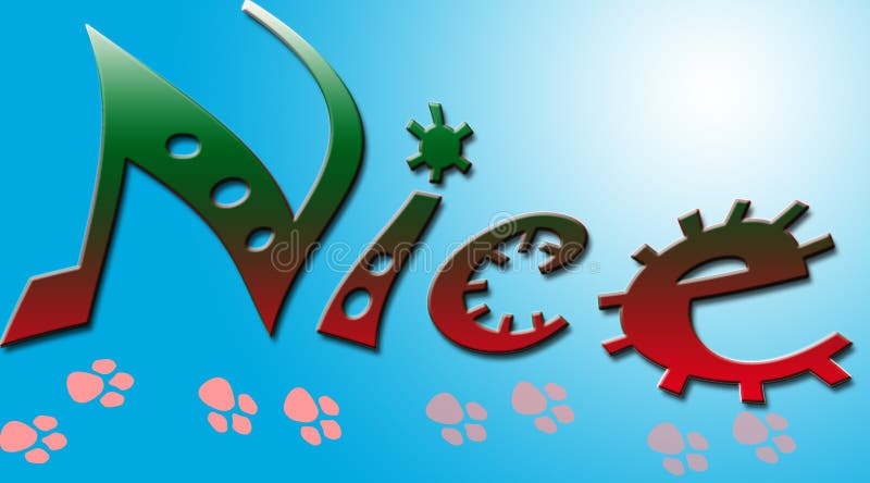 Nice Banner stock vector. Illustration of country, high - 3937583