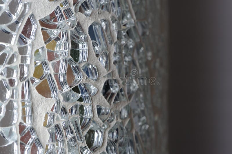 Decorative Object Decorated with Broken Mirror Stock Image - Image of ...