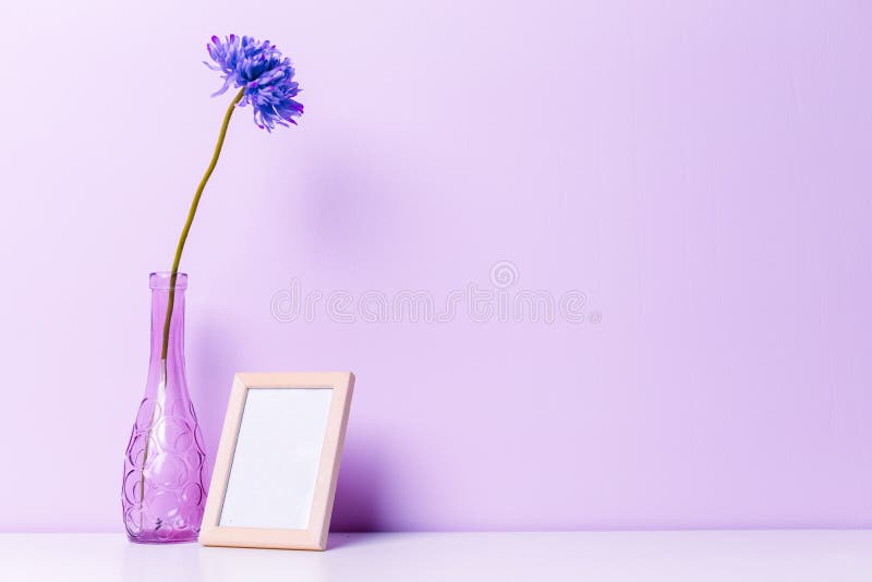 Lilac room interior stock photo. Image of house, ancient - 67575628