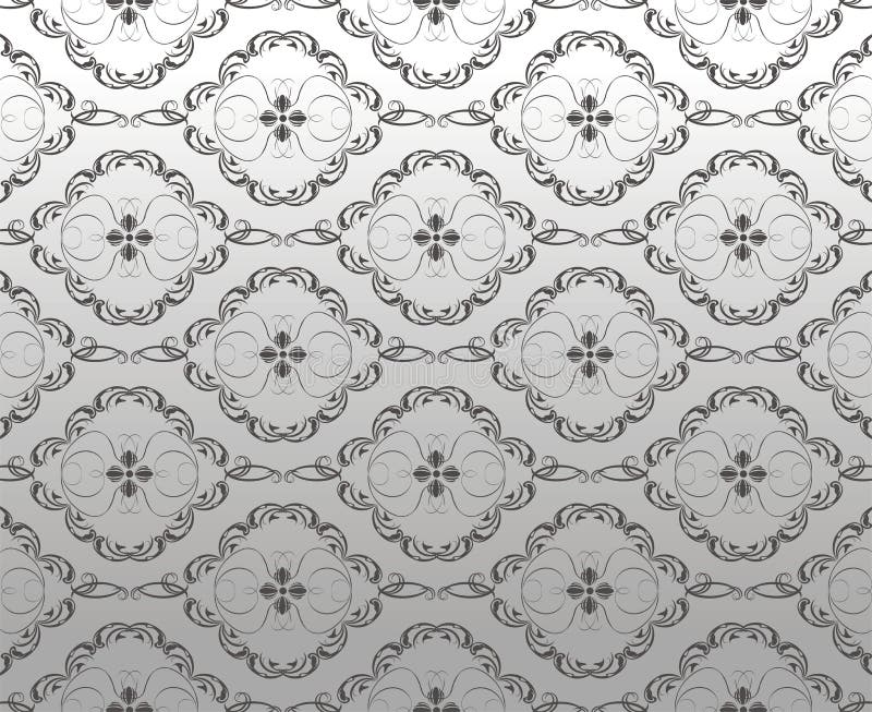 Decorative Ornament on the Silver Background Stock Vector ...