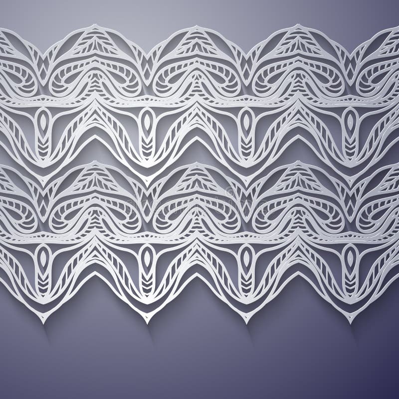 Decorative Ornamental Pattern Background Stock Vector - Illustration of ...