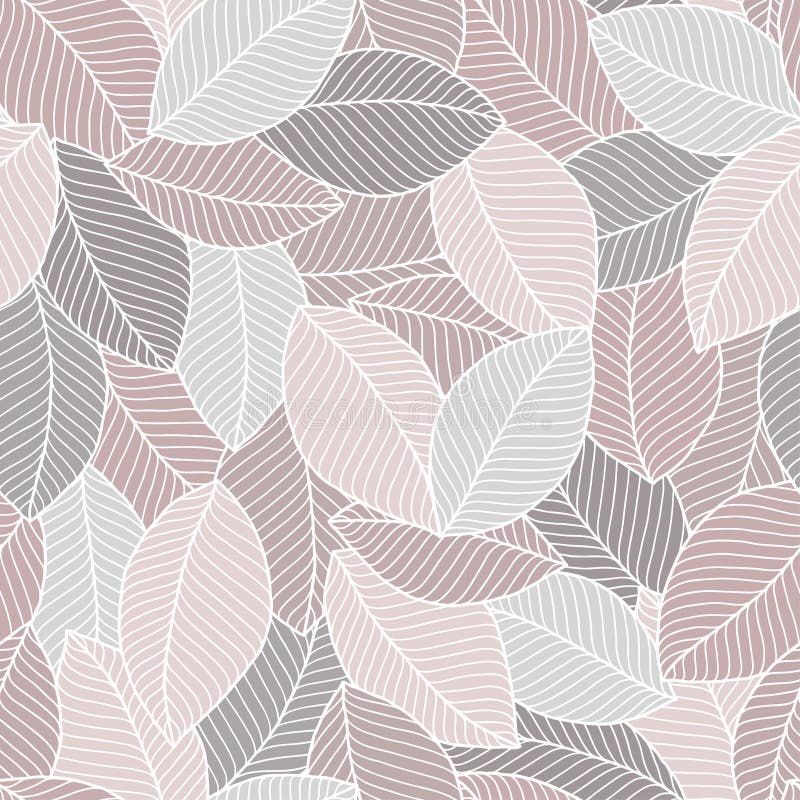 Decorative Ornamental Seamless Soft Brown Beige Pattern Stock Vector ...