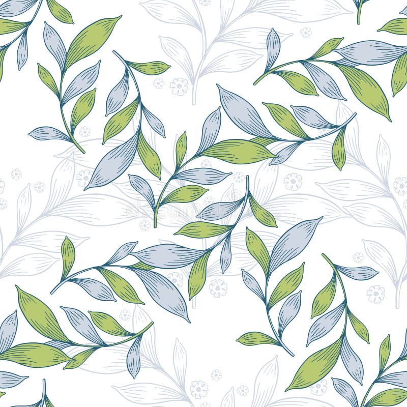Decorative Ornamental Seamless Spring Pattern. Endless Elegant Texture ...