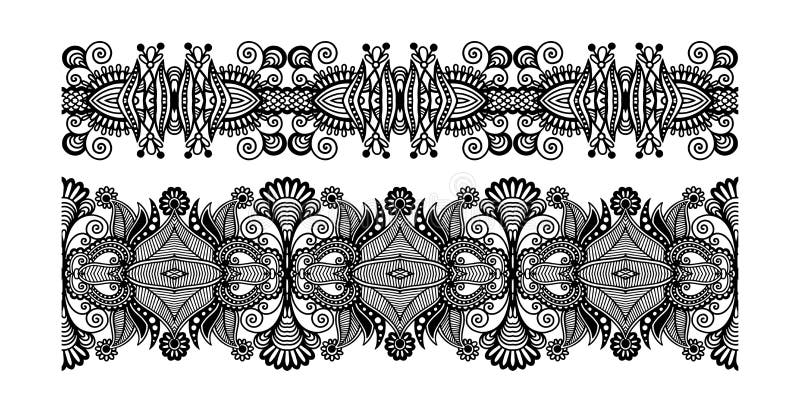 Seamless Decorative Ornate Pattern Stock Vector - Illustration of color ...