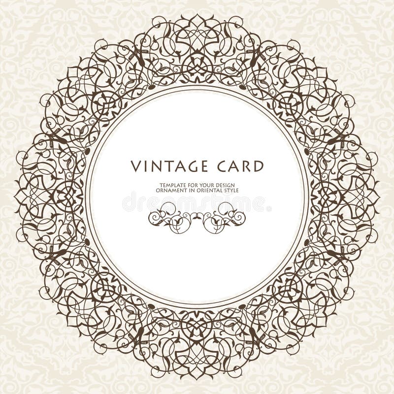Victorian Border Circle 124 Victorian Border Frame Stock Photos,