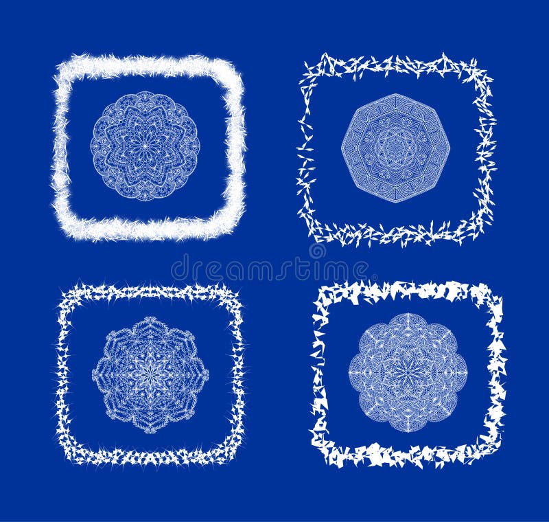 Decorative Ornate Snowflake Stock Vector - Illustration of pattern ...