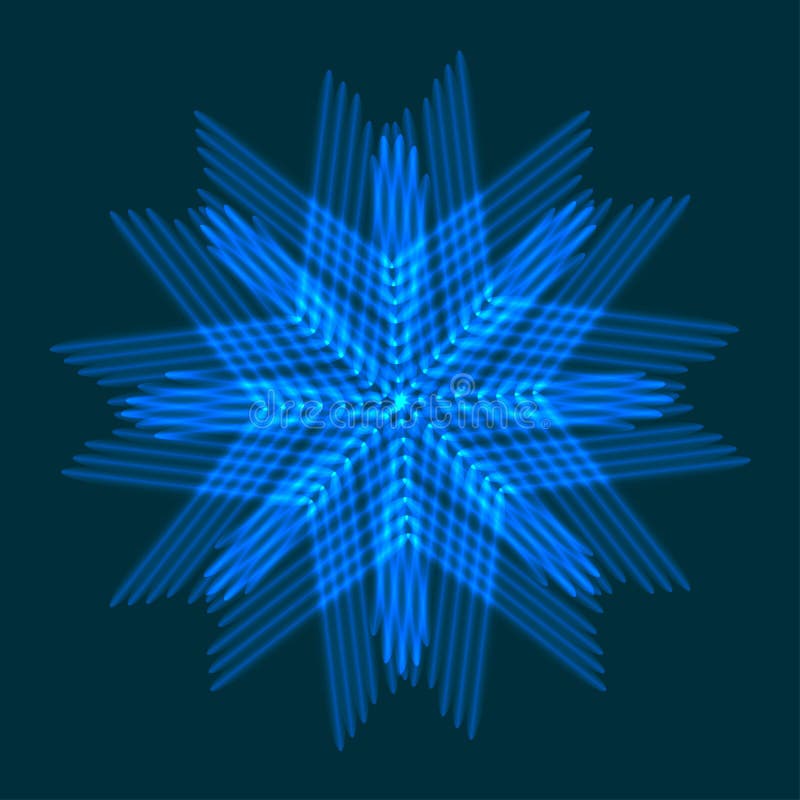 Decorative Ornate Snowflake Stock Vector - Illustration of drawing ...