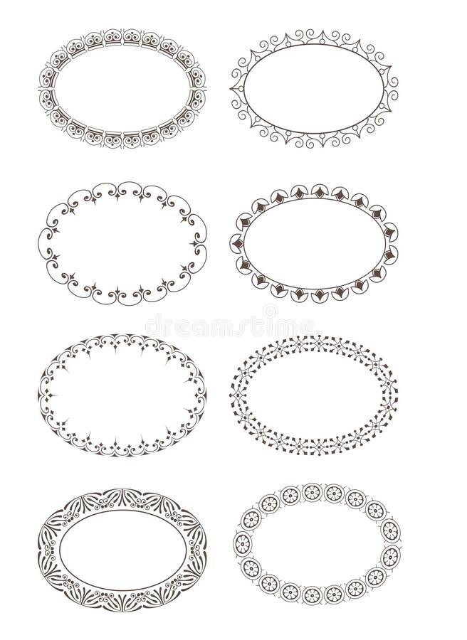 Oval Frames Stock Illustrations – 10,752 Oval Frames Stock ...