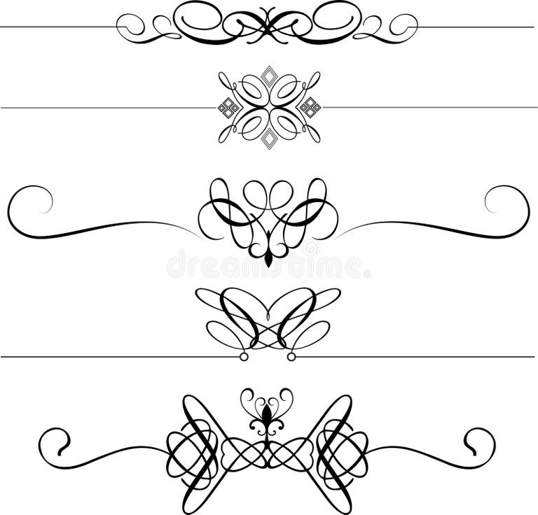 Floral Page Break Stock Illustrations – 261 Floral Page Break Stock ...