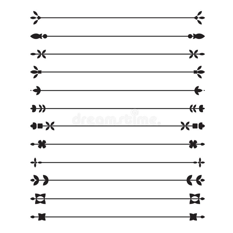 Decorative page dividers stock vector. Illustration of backgrounds ...