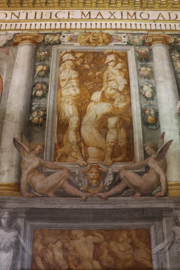 Decorative painting stock image. Image of italian, bridge - 76704033