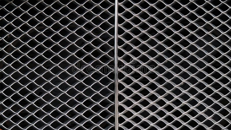 Decorative Panel of a Retro Car Cooling Radiator Stock Image - Image of ...