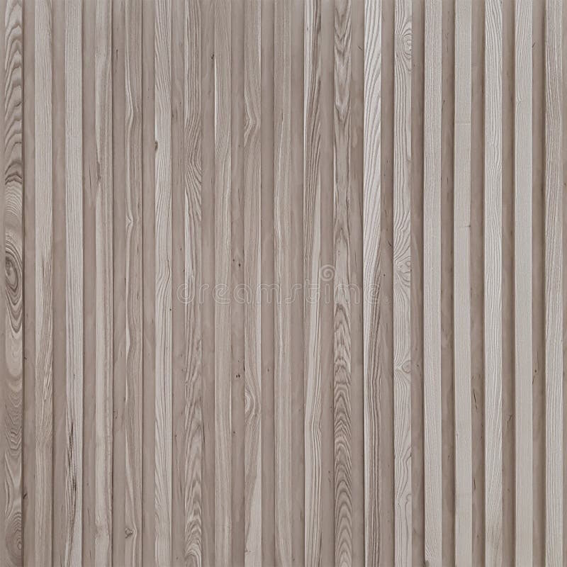 Decorative Panel with Volumetric Vertical Planks, Interior Design Stock ...
