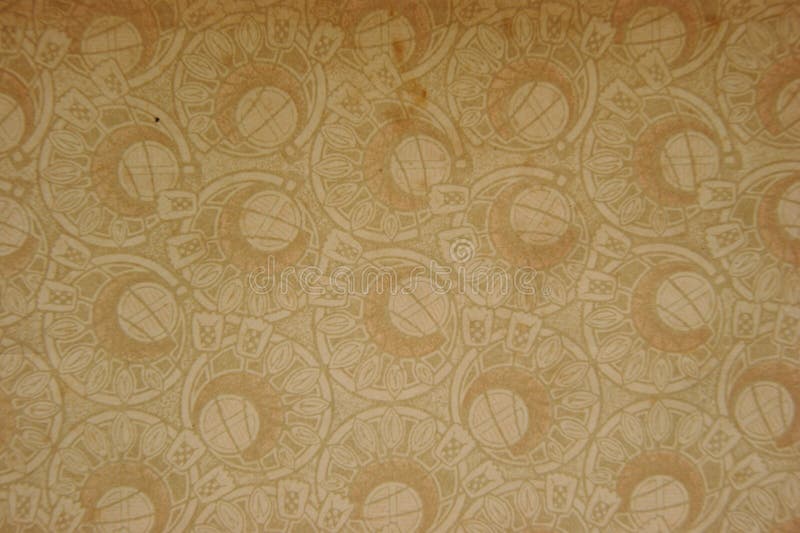 Decorative Paper with Art Nouveau Pattern. Stock Image - Image of ...