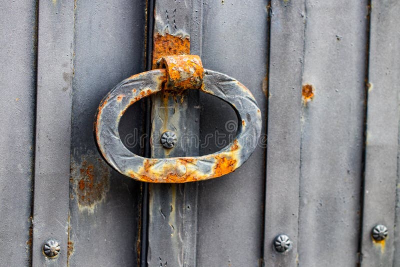 Decorative Parts of Metal Gates, Elements of Hand Forging Stock Image ...