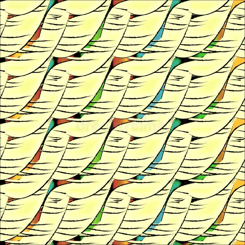 Decorative Pattern Abstract Diagonal Texture Fabric Stock Illustration ...