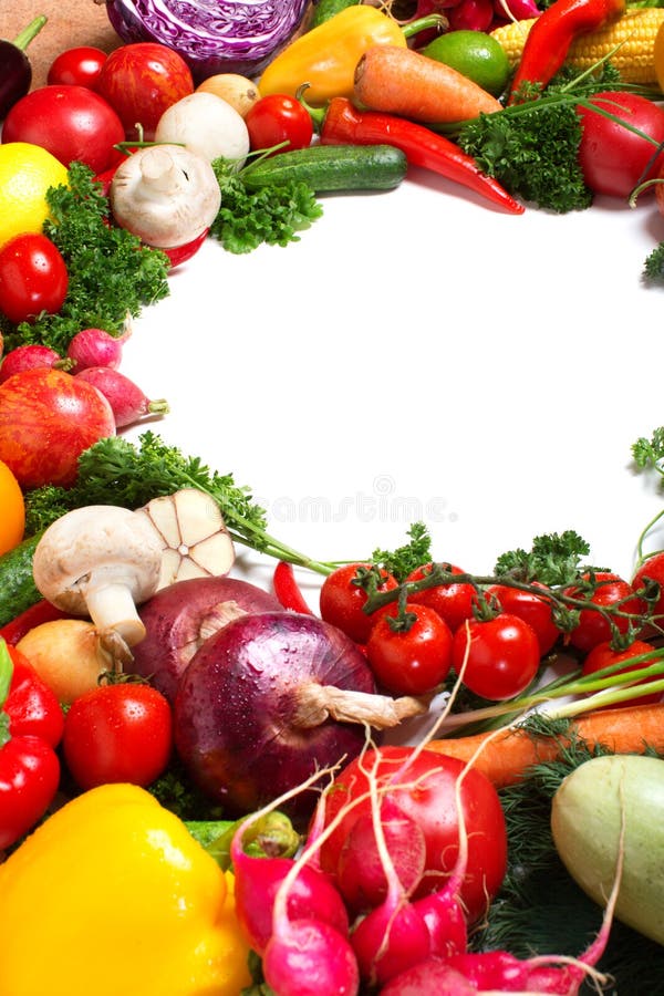 Decorative Pattern of Fresh Vegetables Stock Image - Image of ...