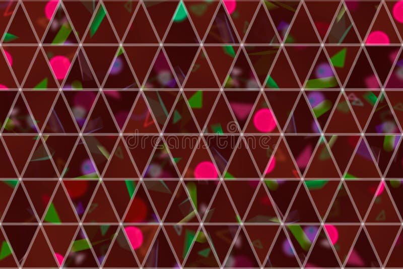 Decorative and Pattern of Geometric Triangle Strip Illustrations ...