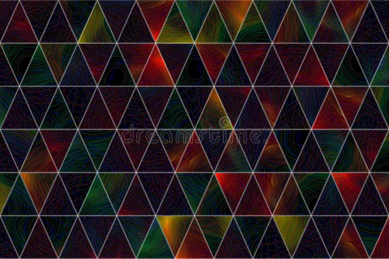 Decorative and Pattern of Geometric Triangle Strip Illustrations ...