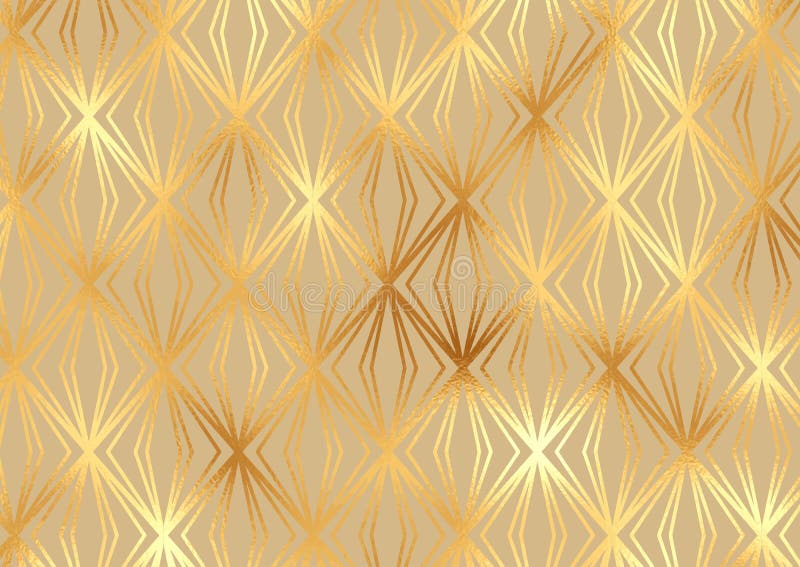 Decorative Pattern with Gold Foil Texture Stock Vector - Illustration ...