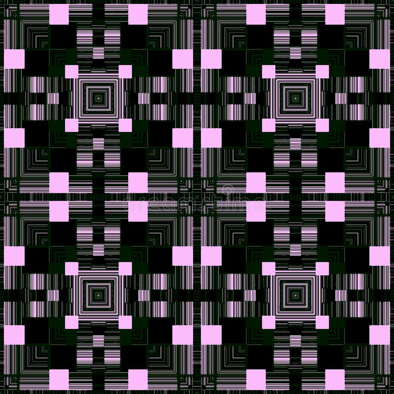 Decorative Pattern of Vertical and Horizontal Lines. Stock Illustration ...