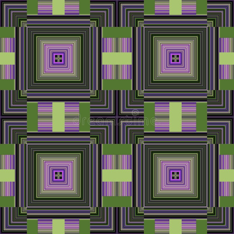 Decorative Pattern of Vertical and Horizontal Lines. Stock Illustration ...