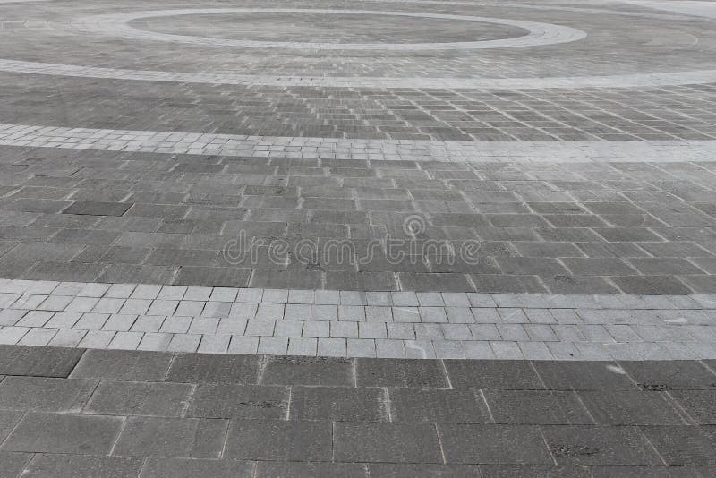 Decorative Paving Background Stock Image - Image of recedes, abstract ...
