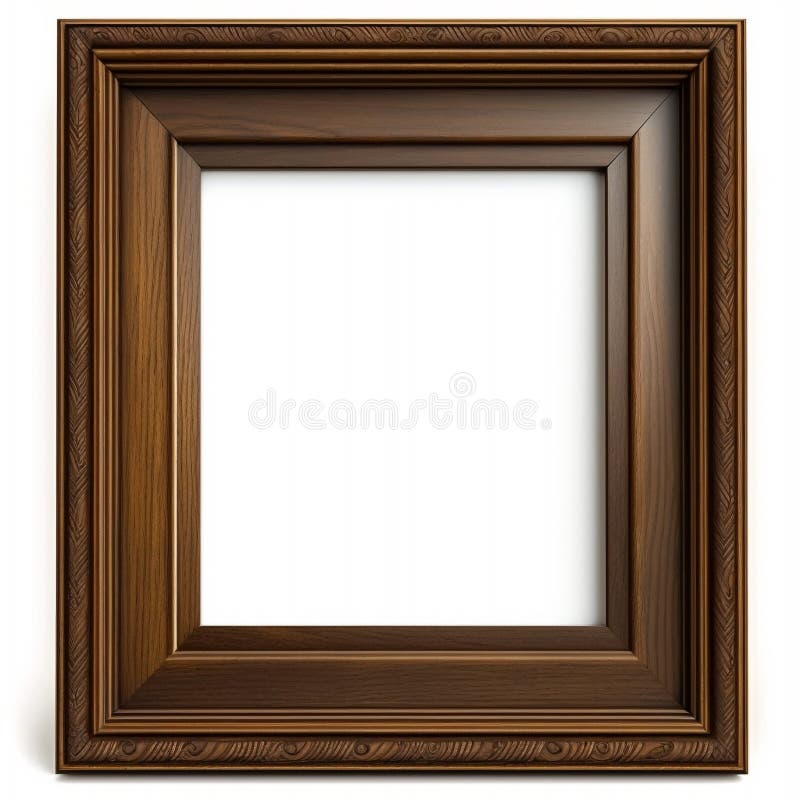Decorative Picture Frame with a Cut Out of a Craft Stock Illustration ...