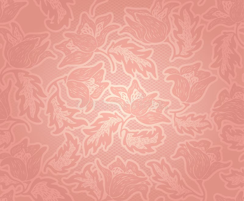 Decorative pink pattern stock vector. Illustration of clip - 79125468